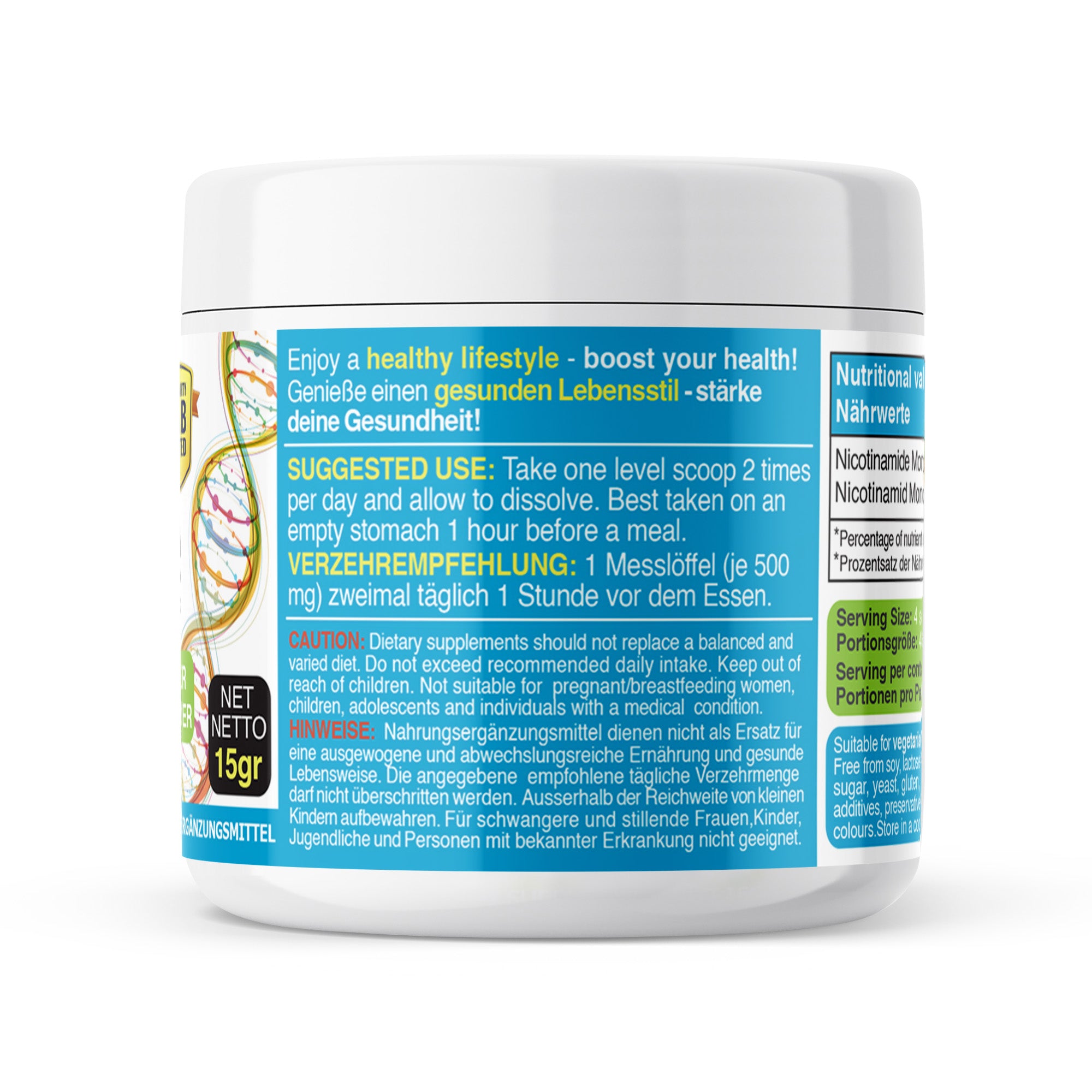 Nutriop Longevity® PURE-NMN Nicotinamide Mononucleotide Extreme Potency ...